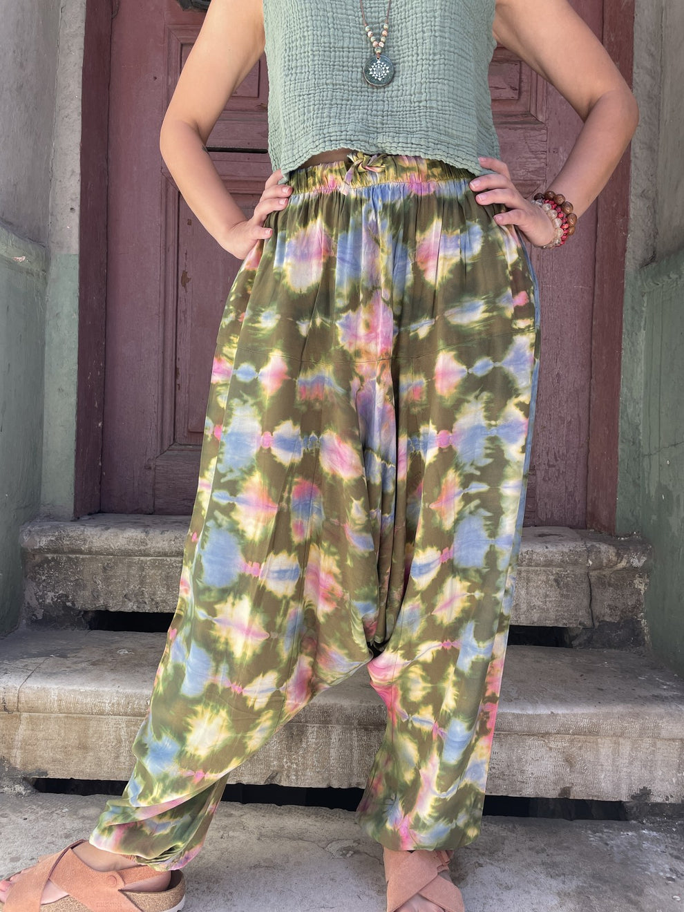Bohemian Unisex Summer Adana Shalwar Tracksuit Pants – Boho Yaşam